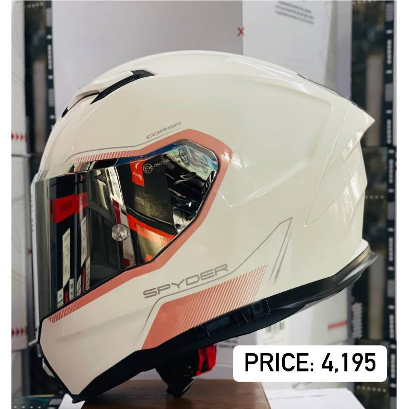 Spyder Corsa v2 Full Face Dual Visor (FREE CLEAR VISOR) | Shopee ...