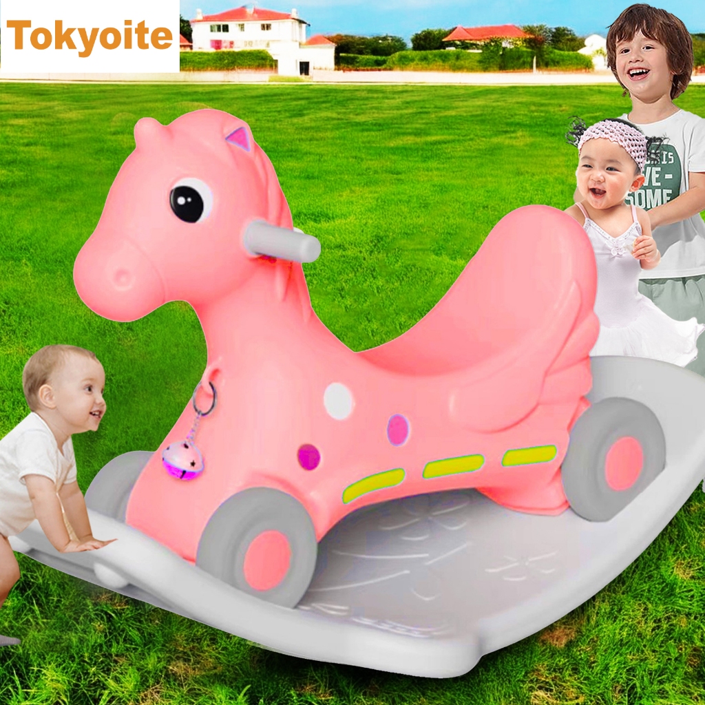 Tokyoite Japan 3in1 Rocking Horse Rider Push Rocker Horse Toys Ride On ...