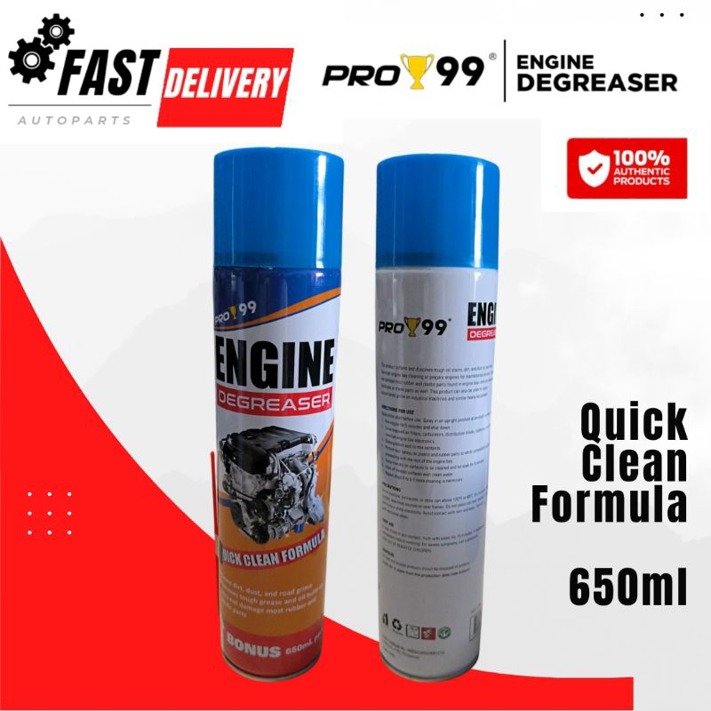Pro 99 Engine Degreaser Quick Clean Formula 650ml for cars motorcycles ...