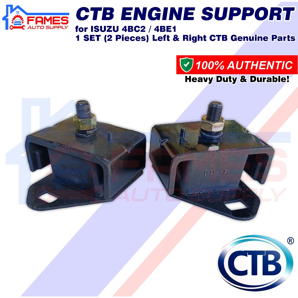 (1 Set RH & LH) Engine Support for ISUZU ELF 4BC2, 4BE1 RH & LH 2pc ...