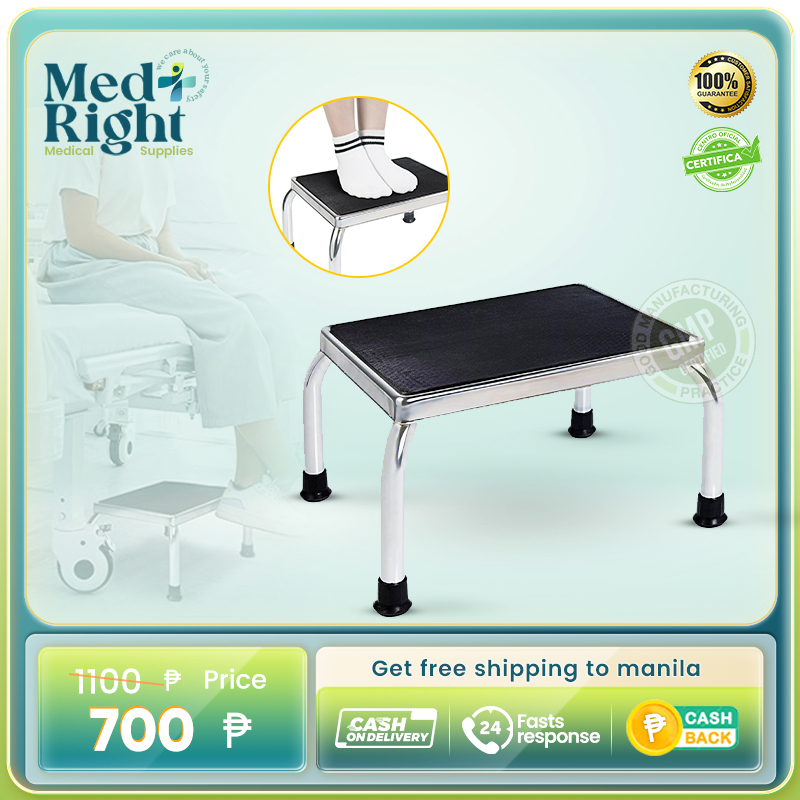Medical Foot Step Stool Anti-Skid Rubber Platform, Lightweight & Sturdy ...