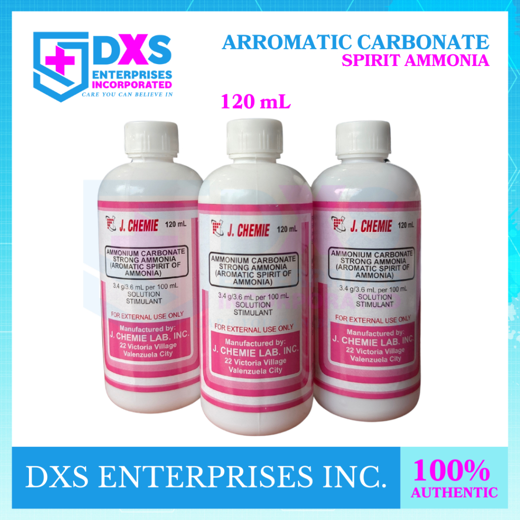 J.CHEMIE AMMONIUM CARBONATE STRONG COMMON(AROMATIC SPIRIT OF AMMONIA ...