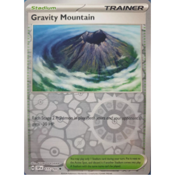 Pokemon TCG Gravity Mountain 177/191 Surging Sparks | Shopee Philippines
