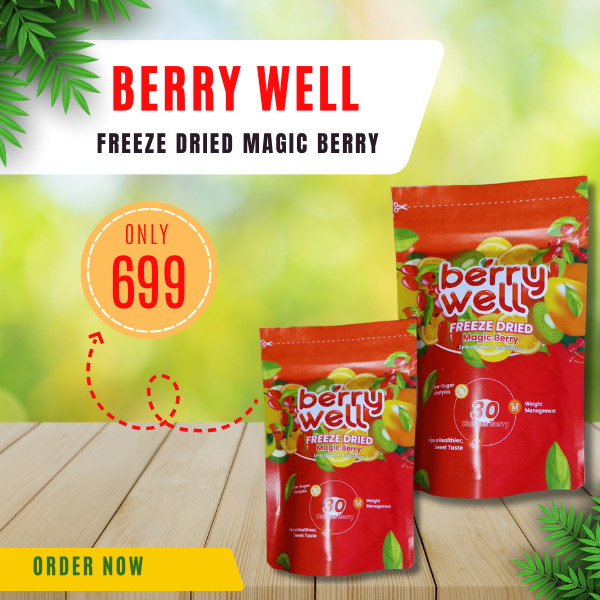 3 packs of berry well freeze dried magic miracle berry Sweet Flavors ...