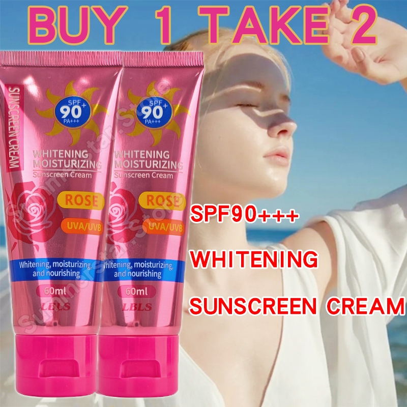 SPF90+++ Sunscreen Cream High Protection UV PLUS 60ml Skincare Facial Skin | Shopee Philippines