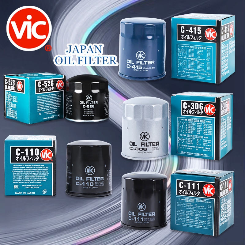 Original Vic Oil Filter C-110 C-111 C-415 C-306 C-526 For Toyota ...
