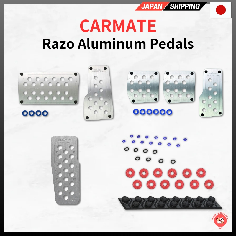 CARMATE Razo Super Grip Aluminum Pedals - Automatic / Manual Direct ...