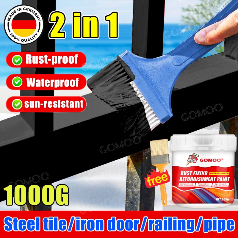 1000G Anti Rust Paint Metal Primer Paint with brush 3in1 Metal Primer ...