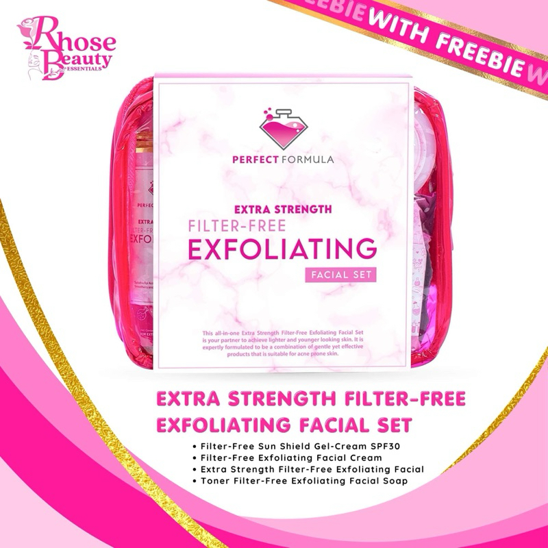 Perfect Formula Extra Strength Filter-Free Exfoliating Facial Set ...