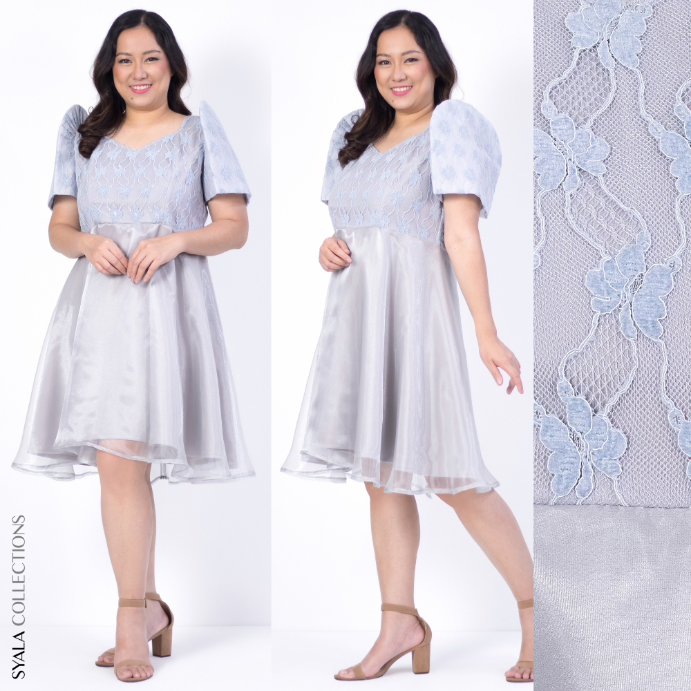 Laced Filipiniana Party Plus Oathtaking Ceremony Wedding Powder Blue ...