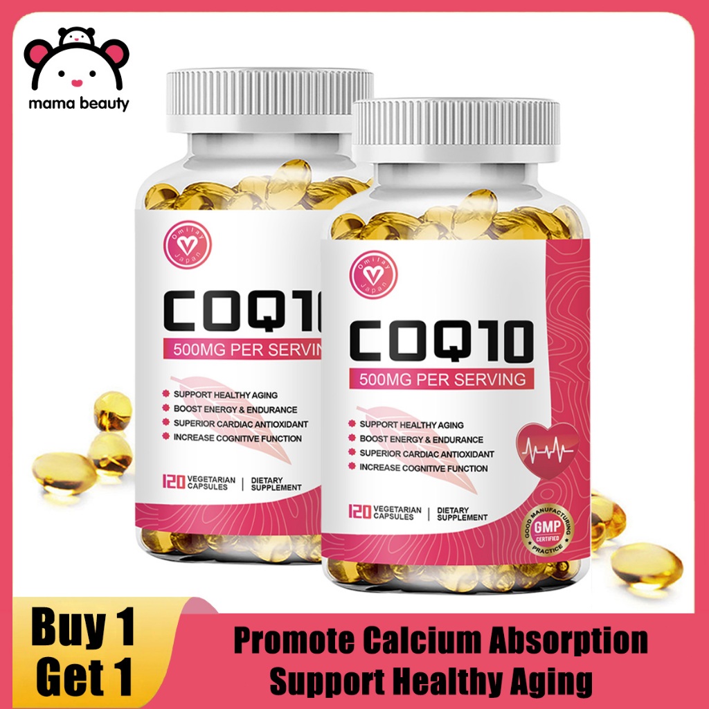 MAMA BEAUTY Coenzyme Q10 Capsule for Vascular and Heart Health Energy ...