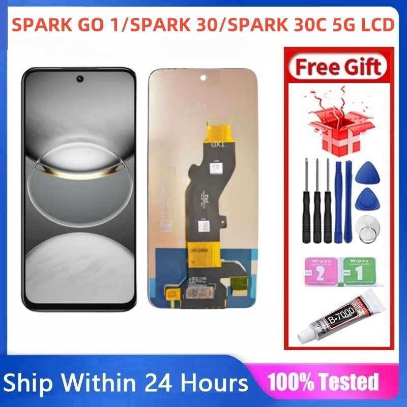 TECNO SPARK GO 1/KL4/KL4S/kKL4H/SPARK 30C NFC/KL5N/Spark30c 5g/kl8h LCD DISPLAY TOUCH SCREEN SET ...
