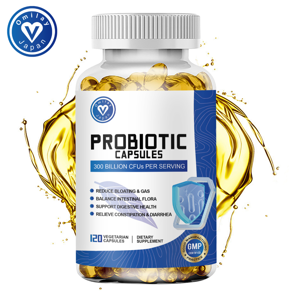 Omilay Organic Probiotic Supplement for Woman Probiotic Capsule Support ...