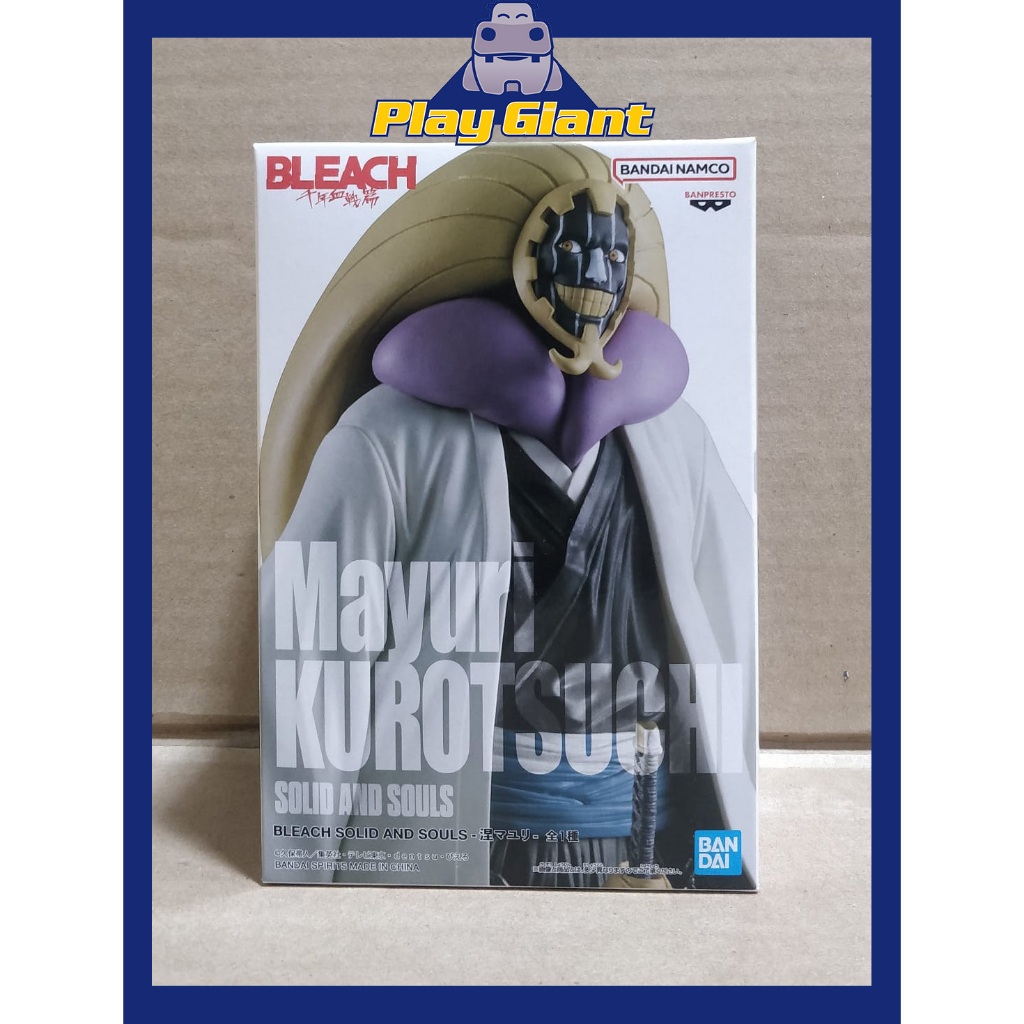 Banpresto Solid And Souls Figure Mayuri Kurotsuchi (Bleach) | Shopee ...