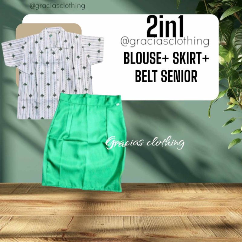 SENIOR SET SCHOOL UNIFORM/ SENIOR HIGH SCHOOL/ CADET/ GSP | Shopee ...
