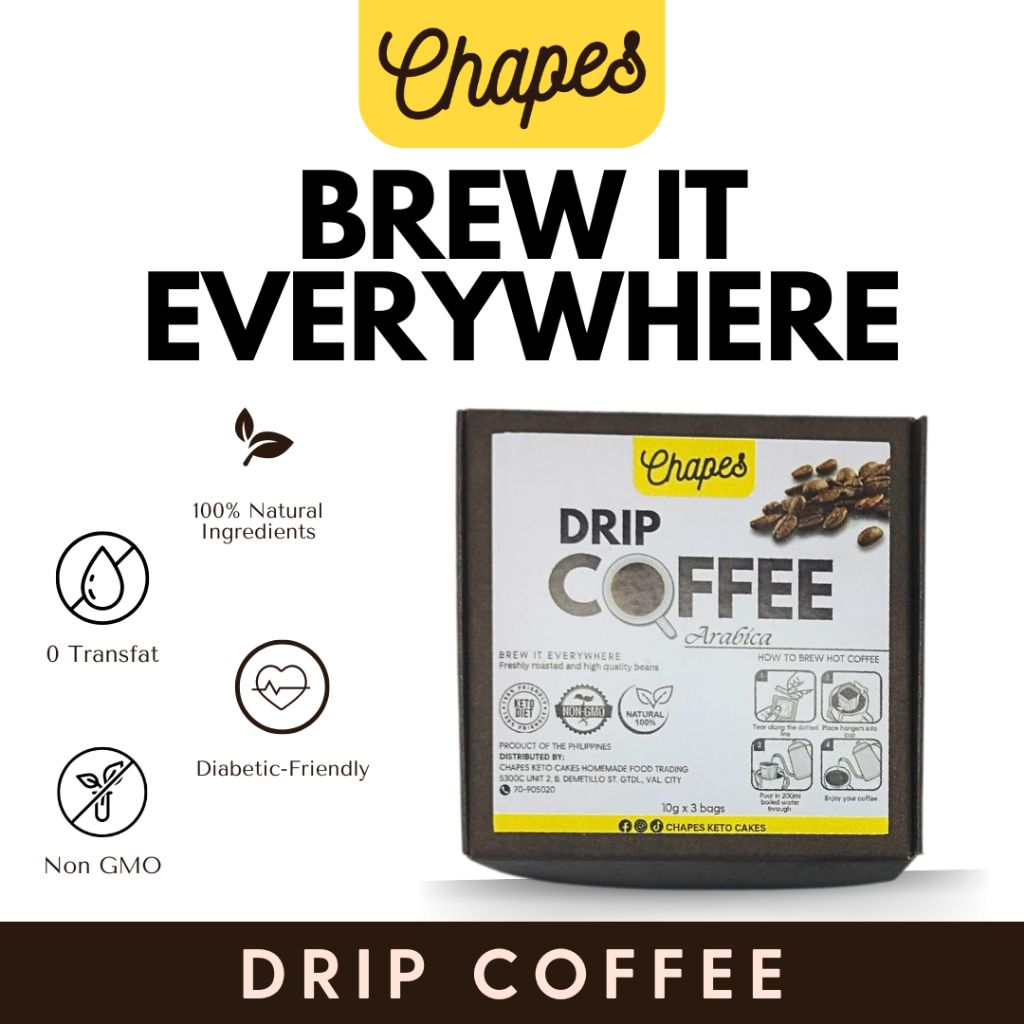 Chapes Drip Coffee Box Arabica Beans | Shopee Philippines