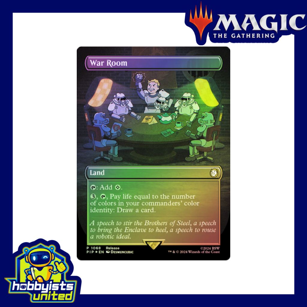 War Room (Foil) (Borderless) - Magic: The Gathering (Fallout) | Shopee ...