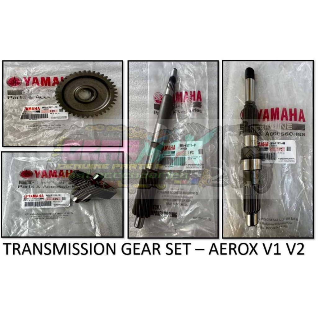 YAMAHA TRANSMISSION GEAR SET - NMAX V1 V2 v3 standard only, AEROX V1 V2 ...