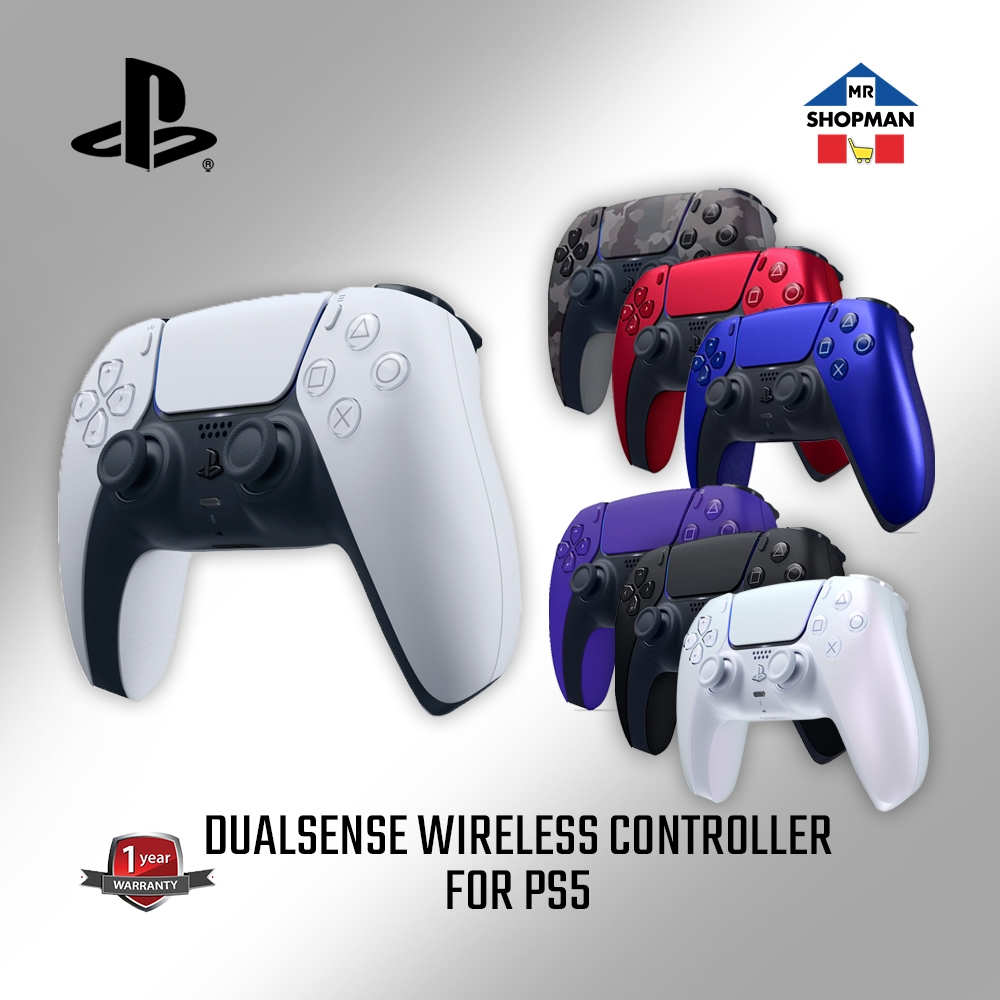 PS5 DualSense Wireless Controller Black White Dual Sense | Shopee ...