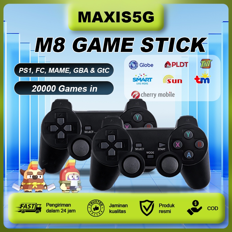 2.4G Wireless TV Game Machine M8 Game Machine Double Handle HDMI TV ...