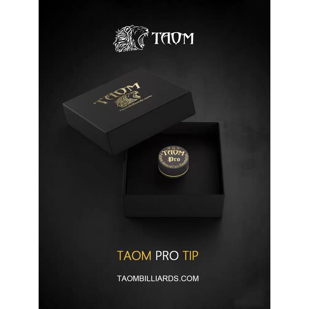 Taom Pro Pool Cue Tip - Billiard 14mm Tip cue stick (1 Piece) | Shopee ...