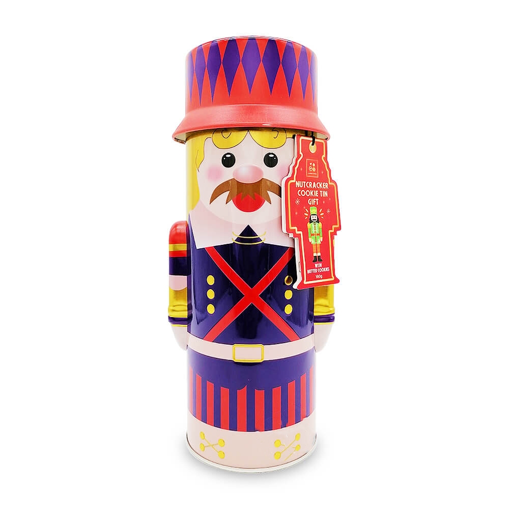 Nutcracker Cookie Tin Gift With Butter Cookies 160g | Shopee Philippines