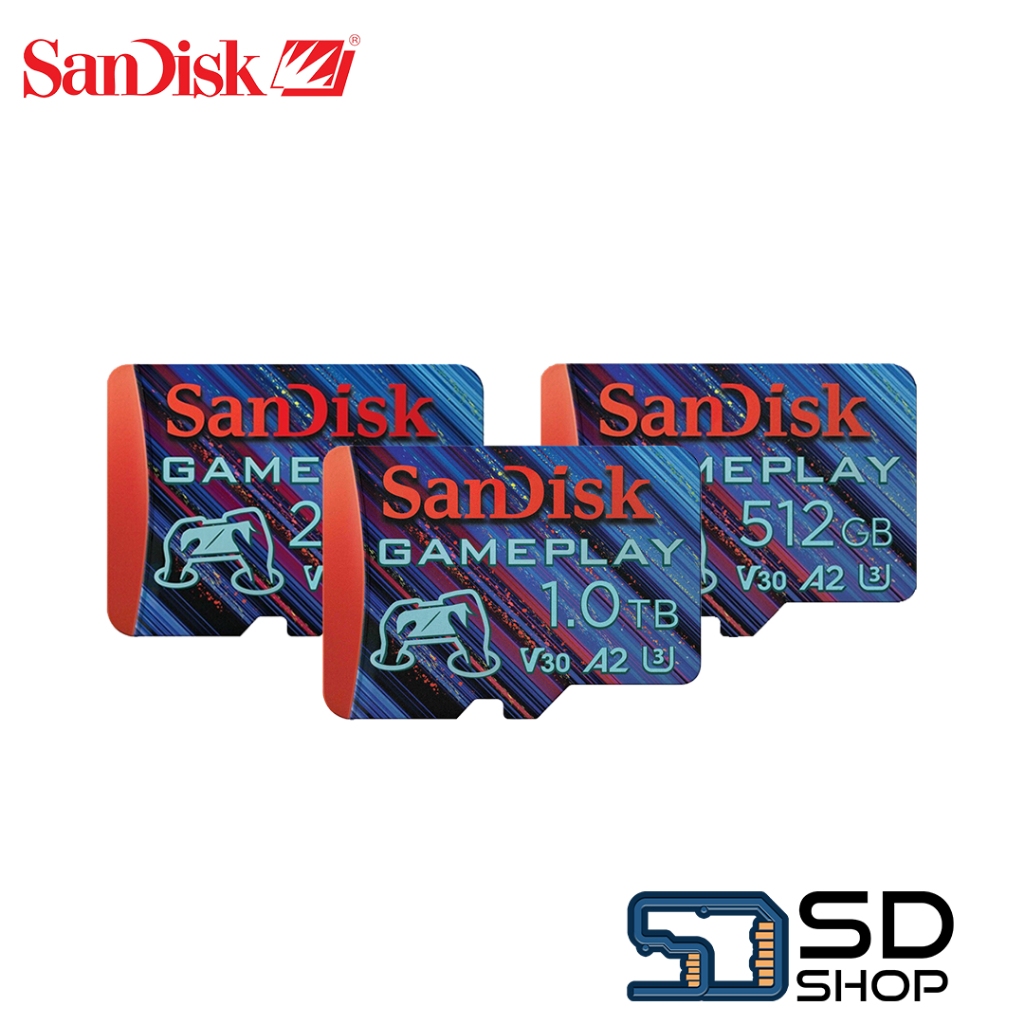 SanDisk GamePlay microSD Card for Mobile and Handheld Console Gaming (SDSQXAV-1TB/512GB/256GB ...