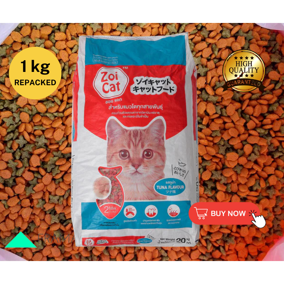 ZOI CAT Tuna Flavor Cat Food (500grams - 1kilogram) | Shopee Philippines