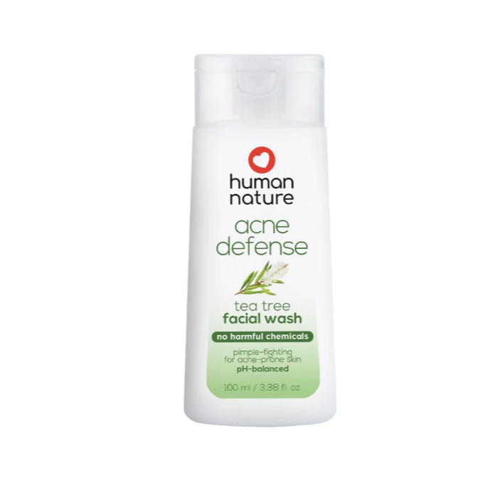 Human Nature Acne Defense Trio - Solution Gel, Facial Wash, Toner ...