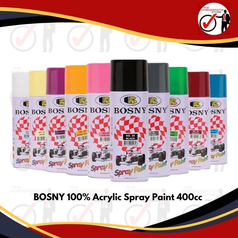 BOSNY Original Acrylic Spray Paint 400cc | Shopee Philippines
