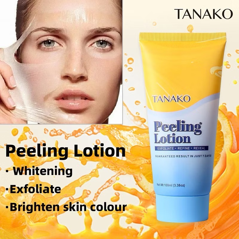 100ml TANAKO Peeling Lotion new packaging Original Whitening | Shopee ...