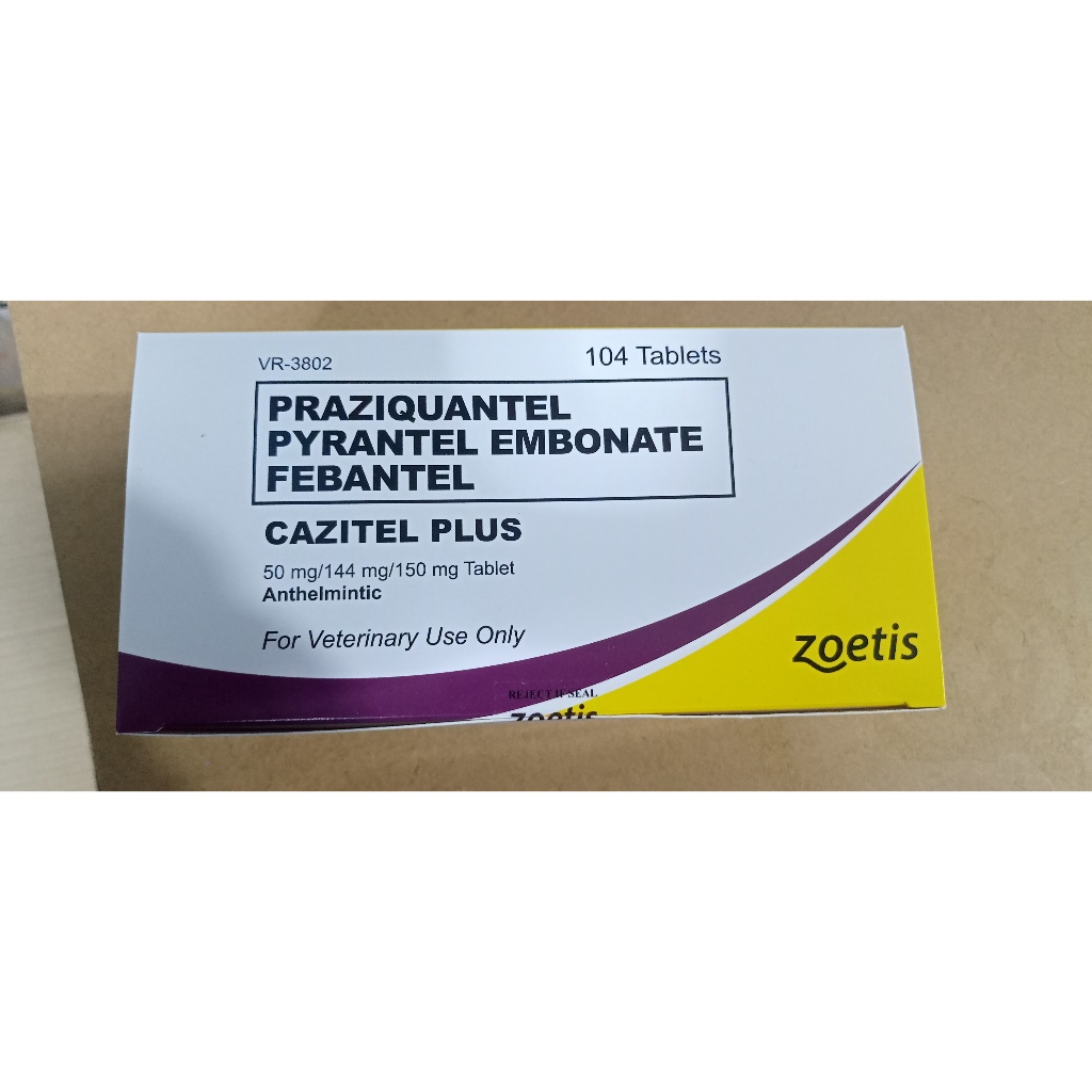 Zoetis Deworming Medicine CAZITEL PLUS Tablets for Dogs (1 TABLET ONLY ...