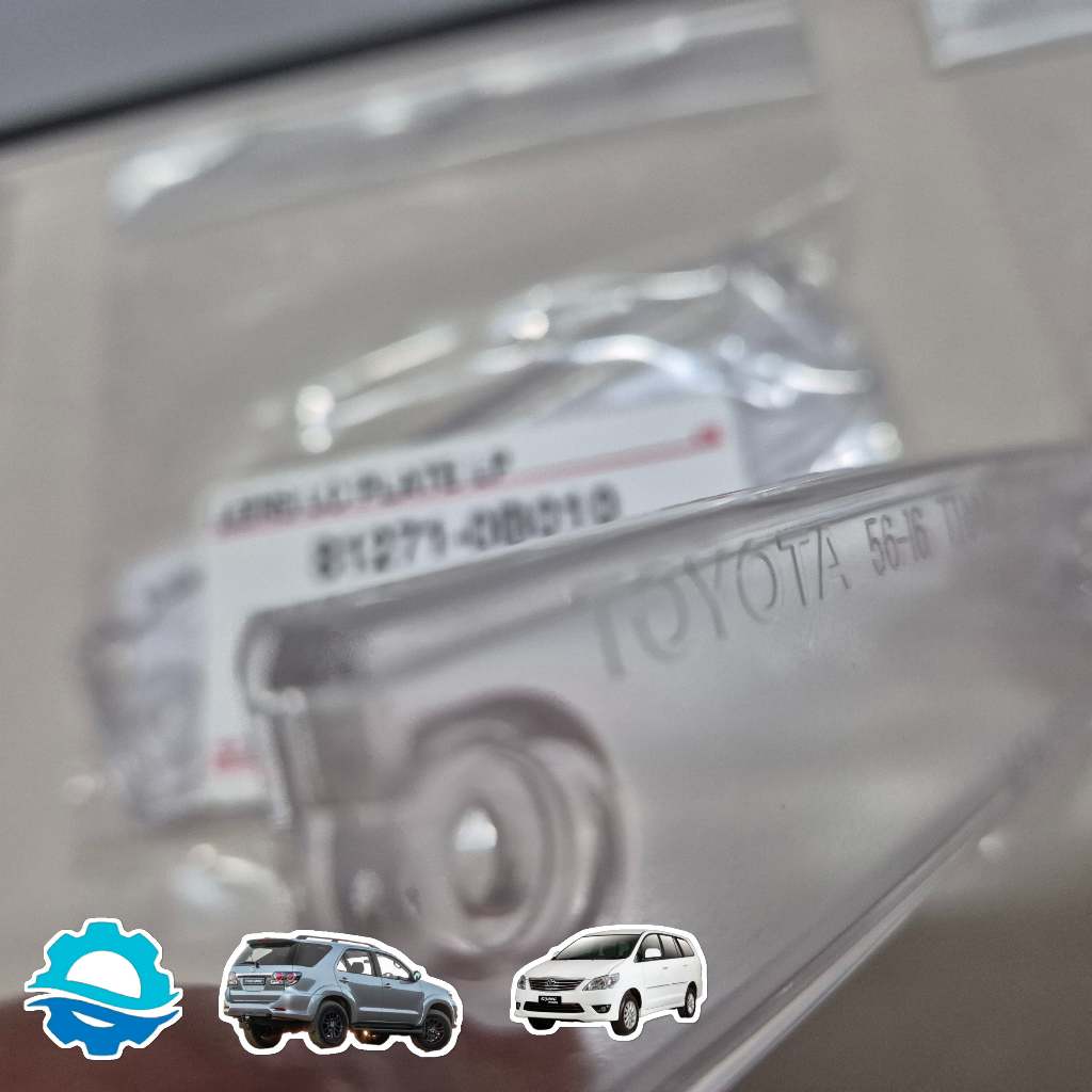 Toyota Fortuner/Innova 2005-2015 License Plate Lens 1 Piece | Shopee ...