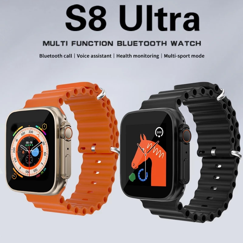 1.44 Inch S8 ULTRA Smartwatch Sports Heart Rate Detection Bluetooth ...