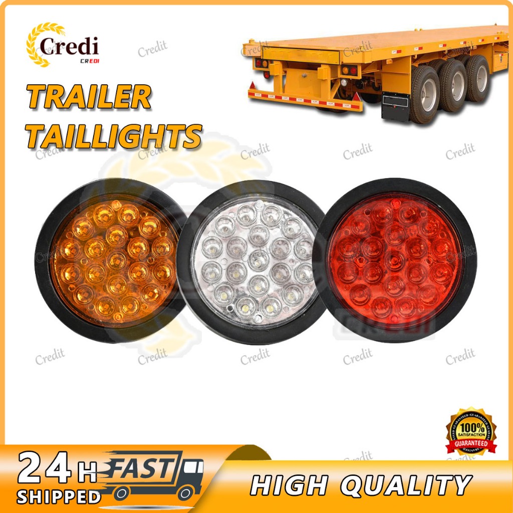 Credit 24V 19LED Truck Trailer Tail Light Container Van Taillight Turn ...
