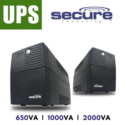 SECURE 2000VA/1000VA/650VA UPS - For Desktop Use - Uninterruptible ...