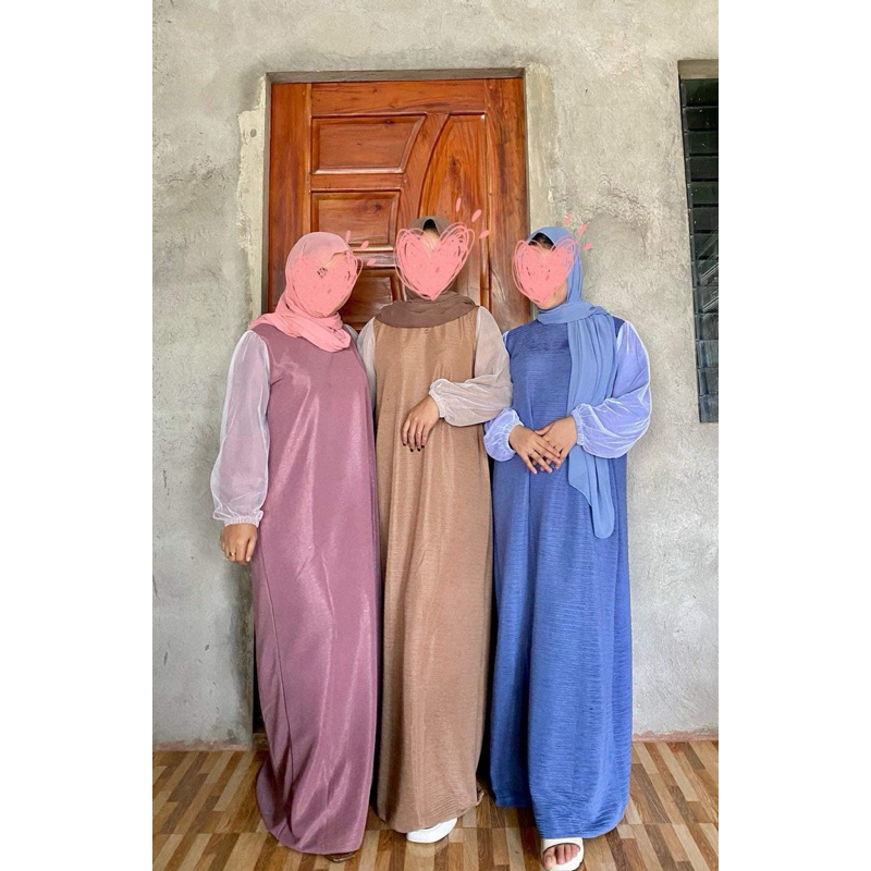 new SHAILA Dress WITH tulle ARMS style | Shopee Philippines