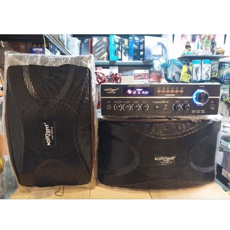 KONZERT KCS-222 MICRO COMPONENT TODOOKE SYSTEM WITH USB/SD&BLUETOOTH/FM ...
