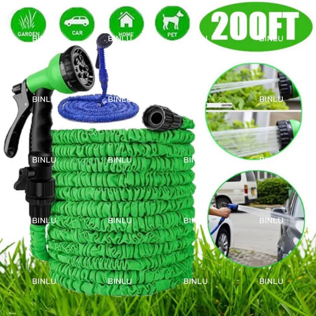 25FT-200FT home magic hose with spray gun hoses water pipe flexible car ...