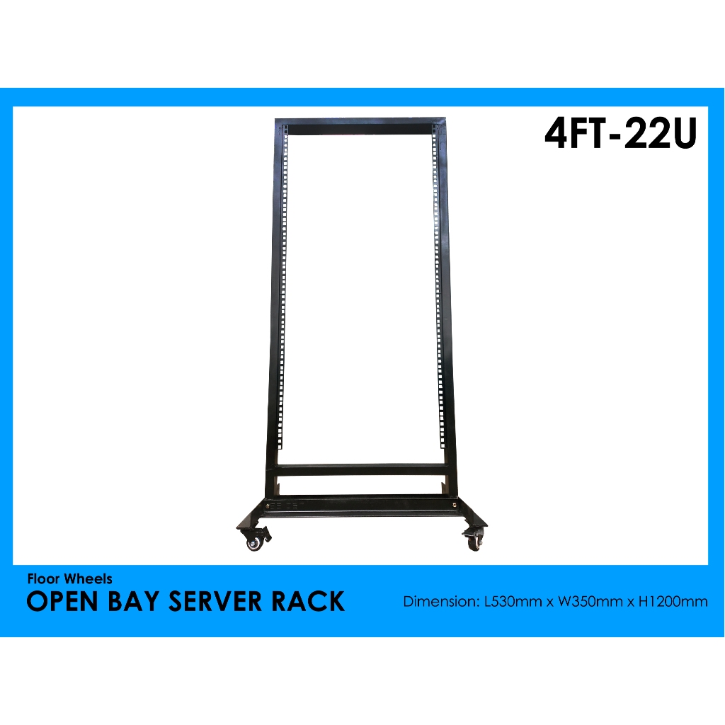 4ft Open bay Server rack with wheels | Shopee Philippines