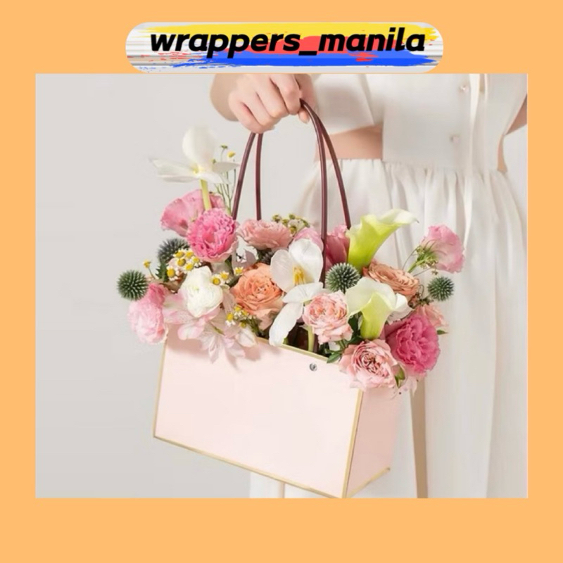 Flower Bouquet Bag Wrapping Box Gift Paper Bag | Shopee Philippines