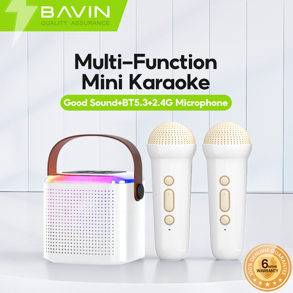 BM18 Mini Bluetooth Wireless Karaoke Speaker with Microphone, Hi-Fi Sound, Portable Design ...