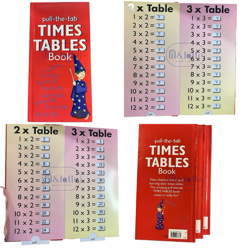 Preloved - Pull the Tab - Times Tables book for children kids | Shopee ...