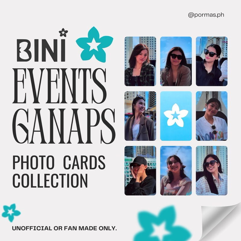 Bini Events Series Photocards (Unofficial) | Shopee Philippines