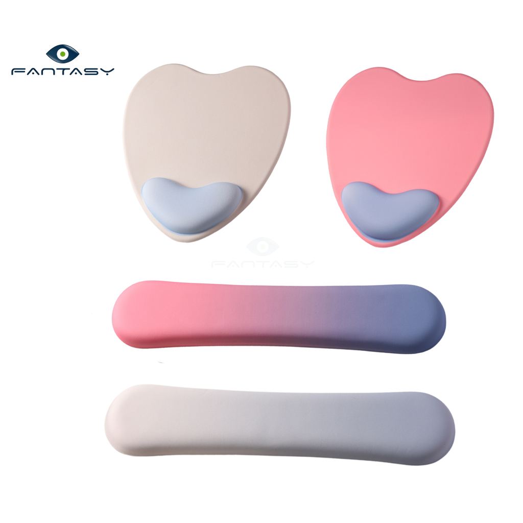 FANTASY MOFII Wrist Rest Sweet Heart Shape Mouse Pad for Mechanical ...