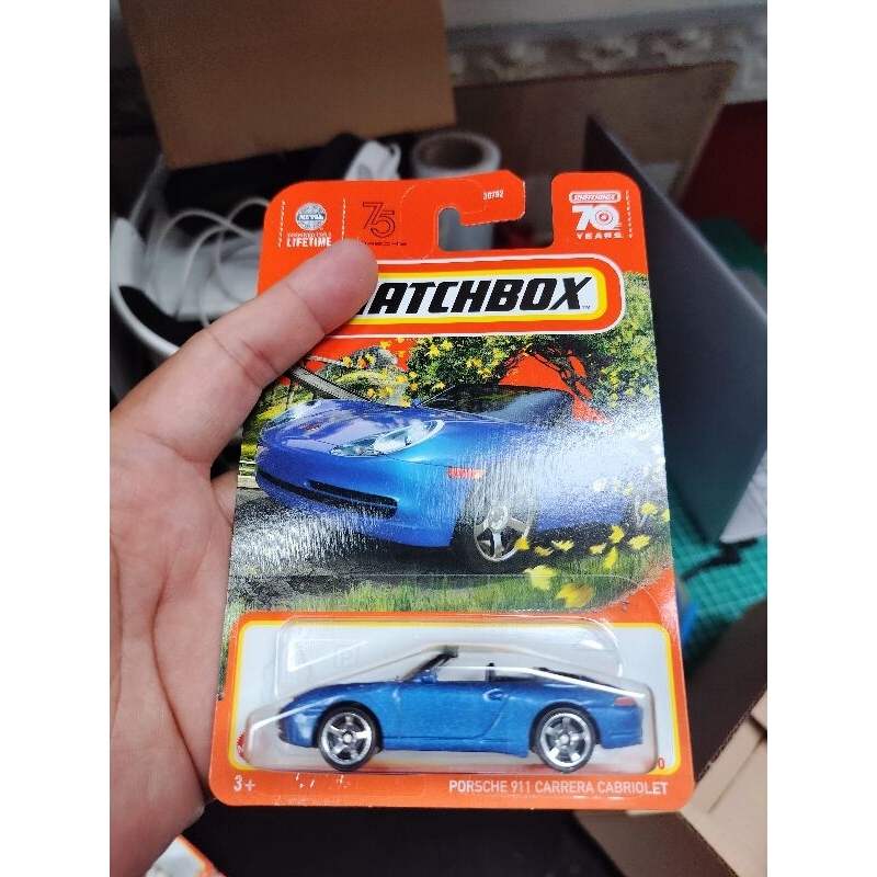 Matchbox Casting - Porsche 911 Carrera Cabriolet (Blue) | Shopee ...