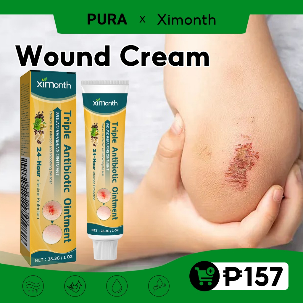 Ximonth Triple Antibiotic Ointment 28g Wound Care Ointment Scar Fading Wound Repair Treatment ...