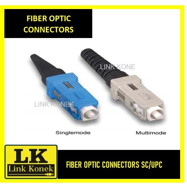 LINK KONEK FIBER OPTIC CONNECTOR, SC, 10PCS/set | Shopee Philippines