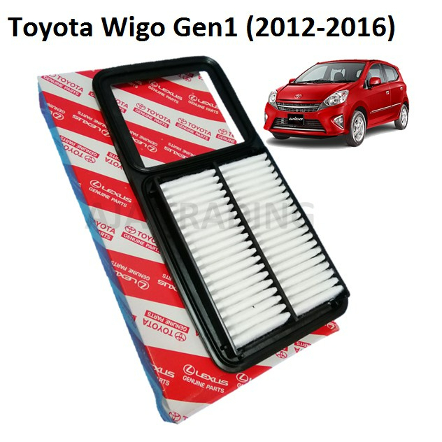 17801-BZ100 TOYOTA Genuine Parts Air Filter for Toyota Wigo Gen1 BZ100 ...