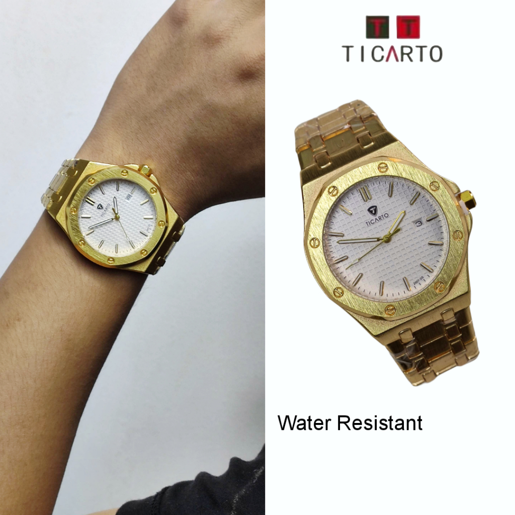 Ticarto Original Watch Men Stainless Steel Water Resistant Versatile ...